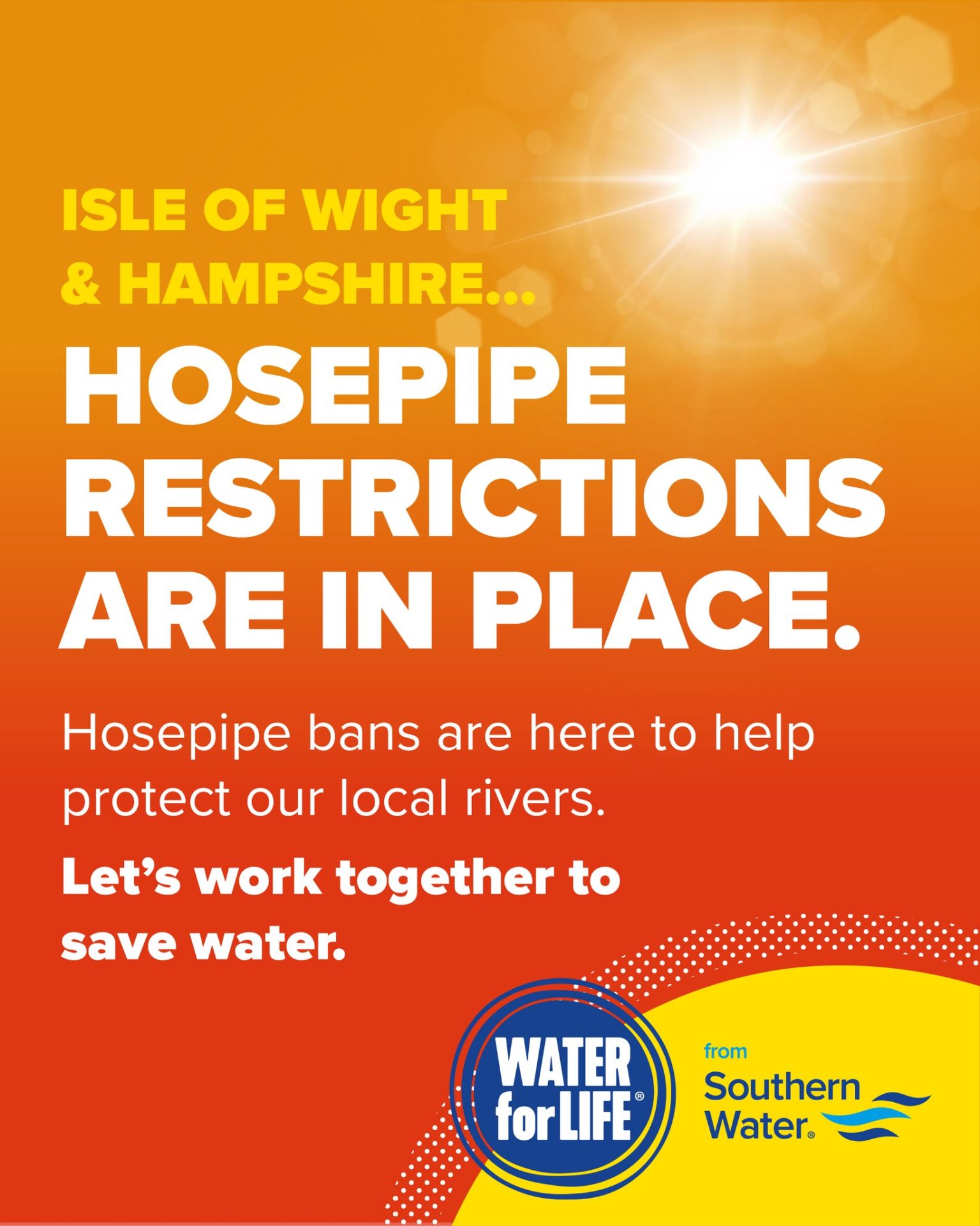 Southern Water Imposes a Temporary Use Ban (TUB) - Ventnor Town Council